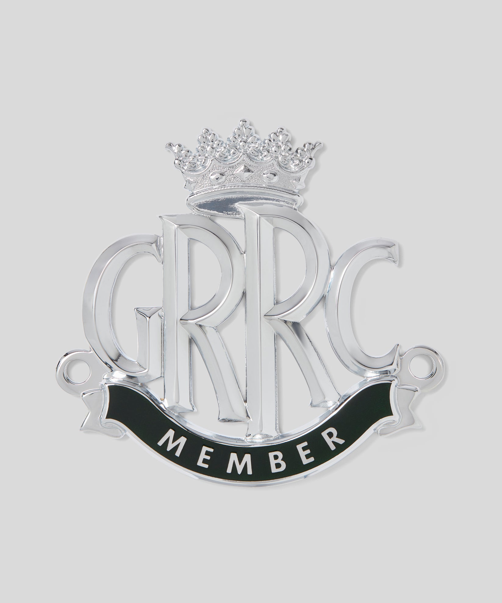 GRRC Members Chrome & Hand Enameled Side Fitting Car Badge – The ...