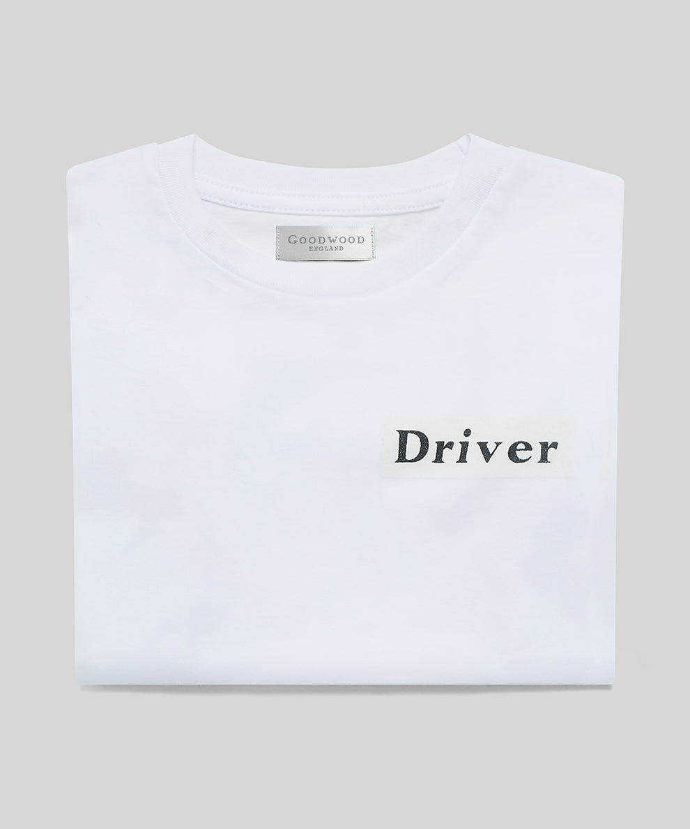 Goodwood Revival Childrens Driver T-Shirt White – The Goodwood Shop